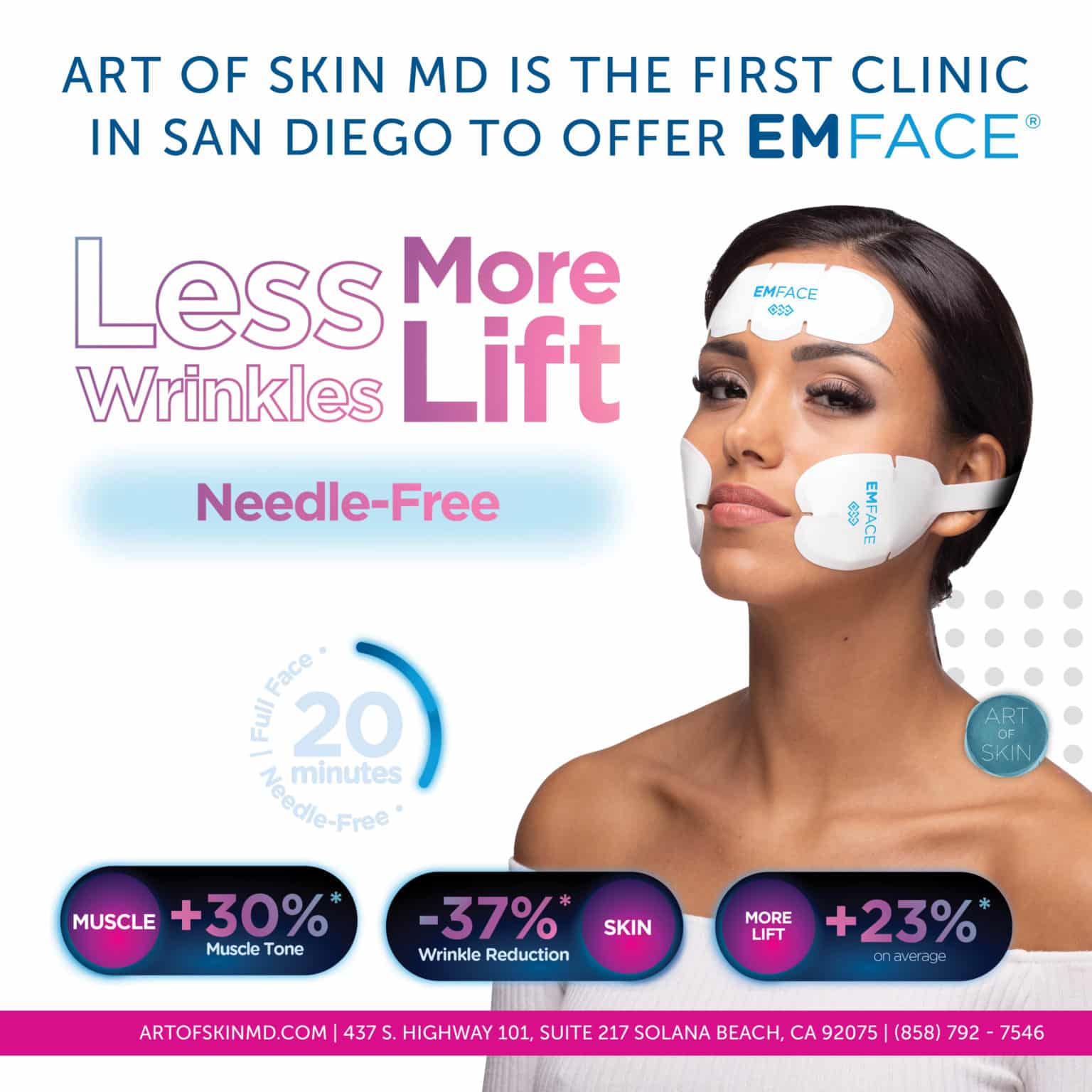 EMFACE Facial Muscle Toning & Skin Tightening and Lifting San Diego
